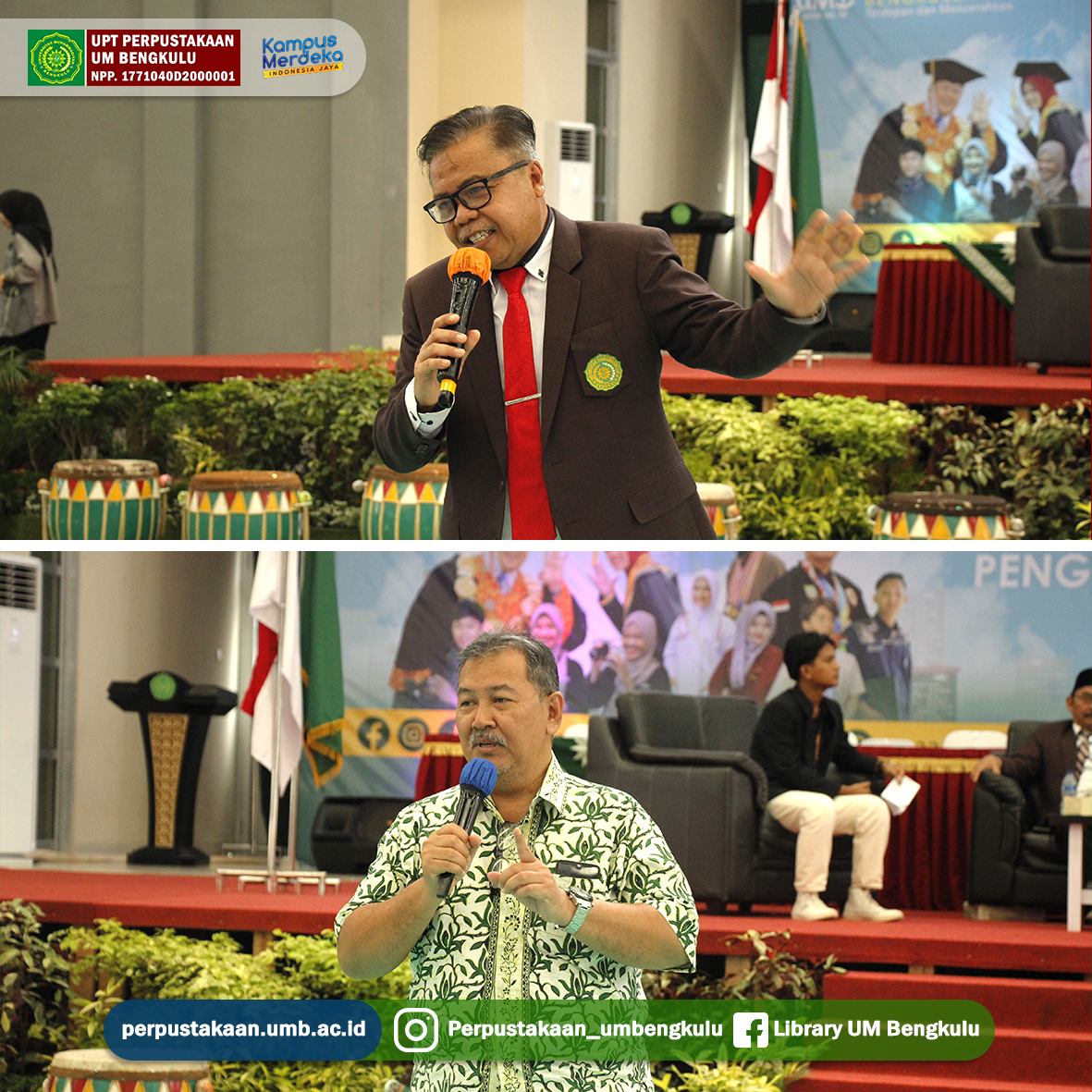 Pengenalan UPT Perpustakaan UM Bengkulu pada kegiatan PKKMB Tahun 2024 ...
